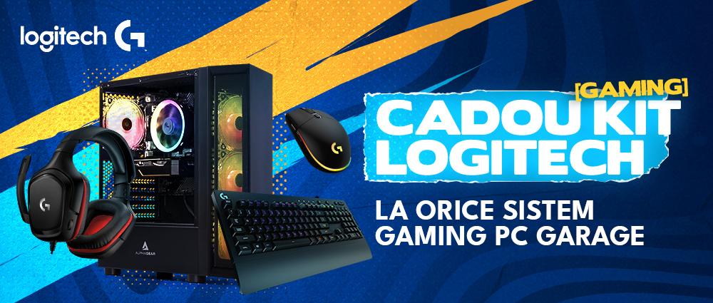 PC Gaming - Cadou kit periferice gaming Logitech - PC Garage
