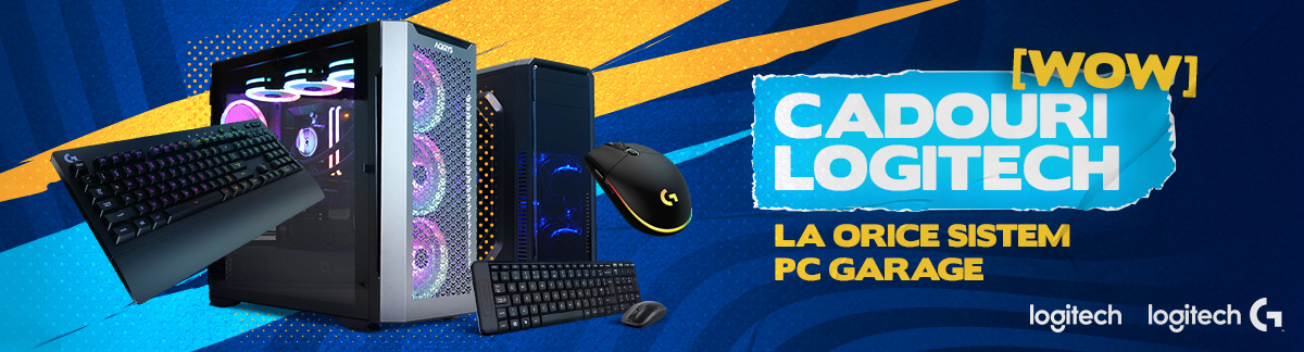 Cadou kit periferice Logitech pentru sistemele PC Garage - PC Garage