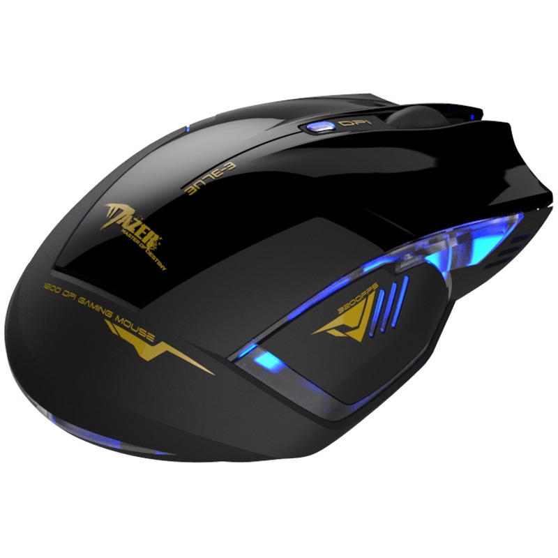 Mouse Gaming E-Blue Cobra Mazer Type-R 2400 dpi Black - PC Garage