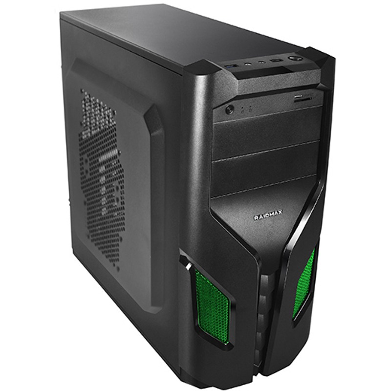 Carcasa RAIDMAX Exo green - PC Garage