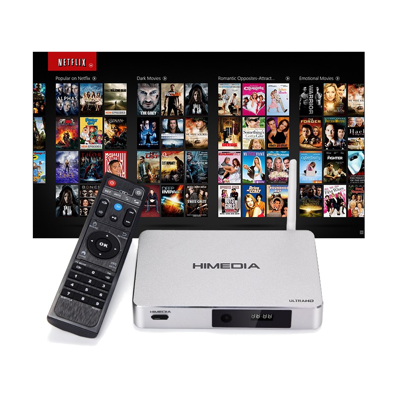 Media-player HiMedia Q5 Pro, Mini PC cu Android, compatibil Netflix ...