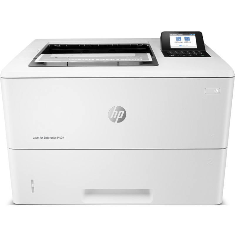 Imprimanta HP LaserJet Enterprise M507dn, Monocrom, Format A4, Retea ...