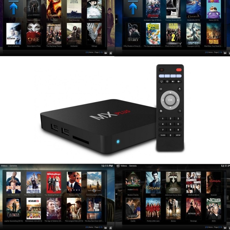 Media-player Rii MX Plus, Android TV Box cu Miracast - PC Garage