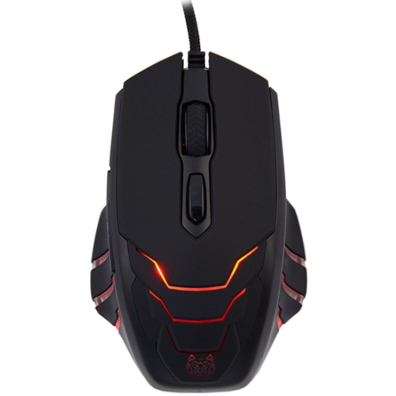 Mouse Gaming A+ G6-Helis Black - PC Garage