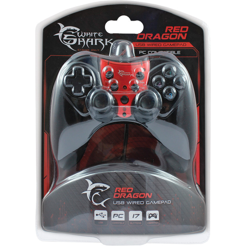 Controller White Shark RED DRAGON - PC Garage