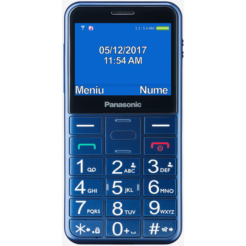 Telefon mobil Panasonic KX-TU150EXC pentru Seniori cu buton SOS ...