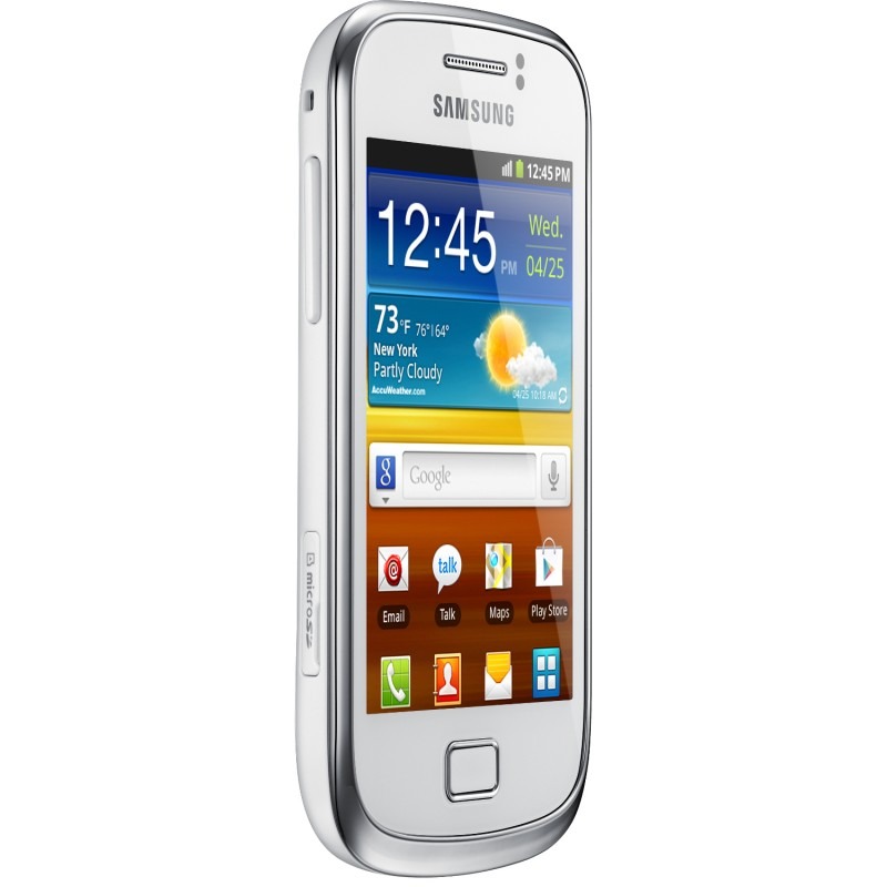 Smartphone Samsung S6500 Galaxy Mini 2 Ceramic White - PC Garage