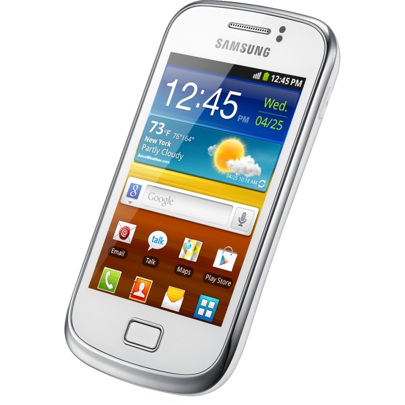Smartphone Samsung S6500 Galaxy Mini 2 Ceramic White - PC Garage