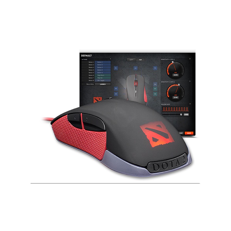 Mouse Gaming SteelSeries Rival: Dota 2 Special Edition - PC Garage