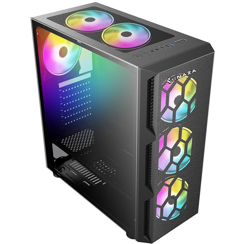 Carcasa Inaza Starfire RGB Tempered Glass - PC Garage