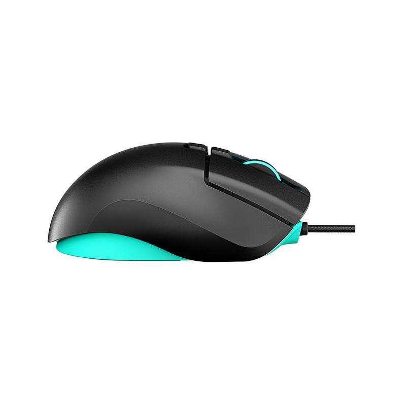Mouse Gaming Deepcool MG350 Cyan LED Black - PC Garage