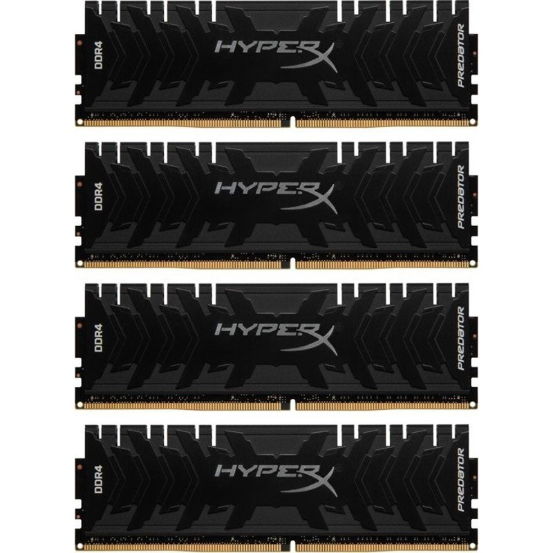 Memorie HyperX Predator Black 128GB DDR4 3200MHz CL16 Quad Channel Kit ...