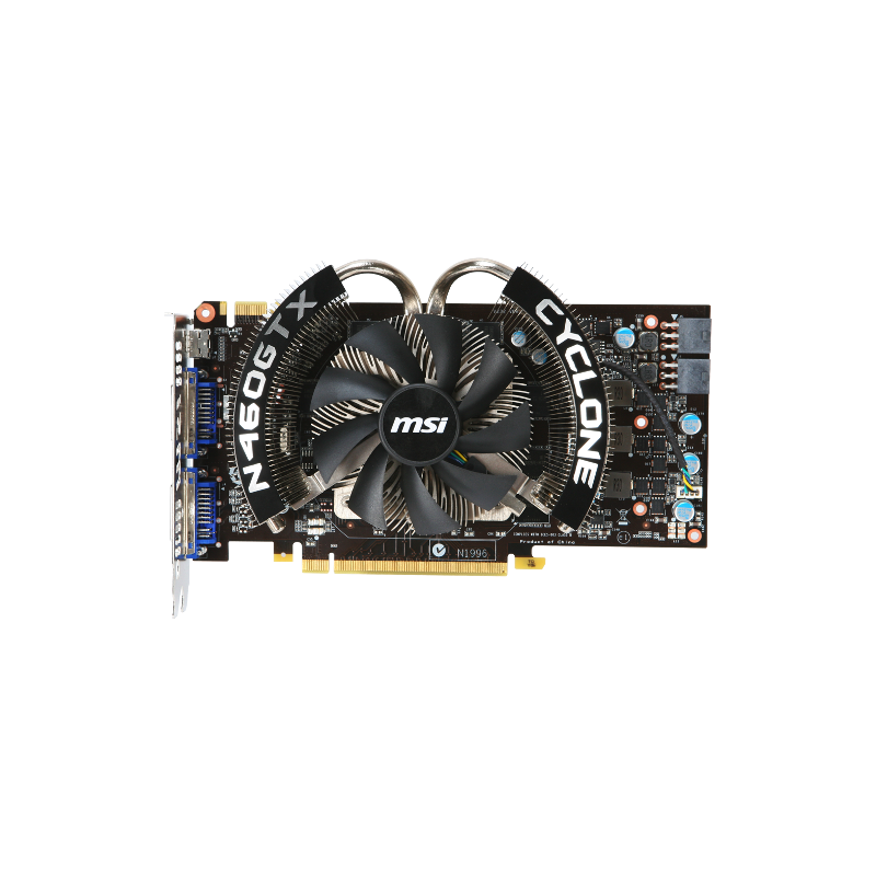 Placa video MSI GeForce GTX 460 Cyclone OC 1GB GDDR5 256-bit - PC Garage
