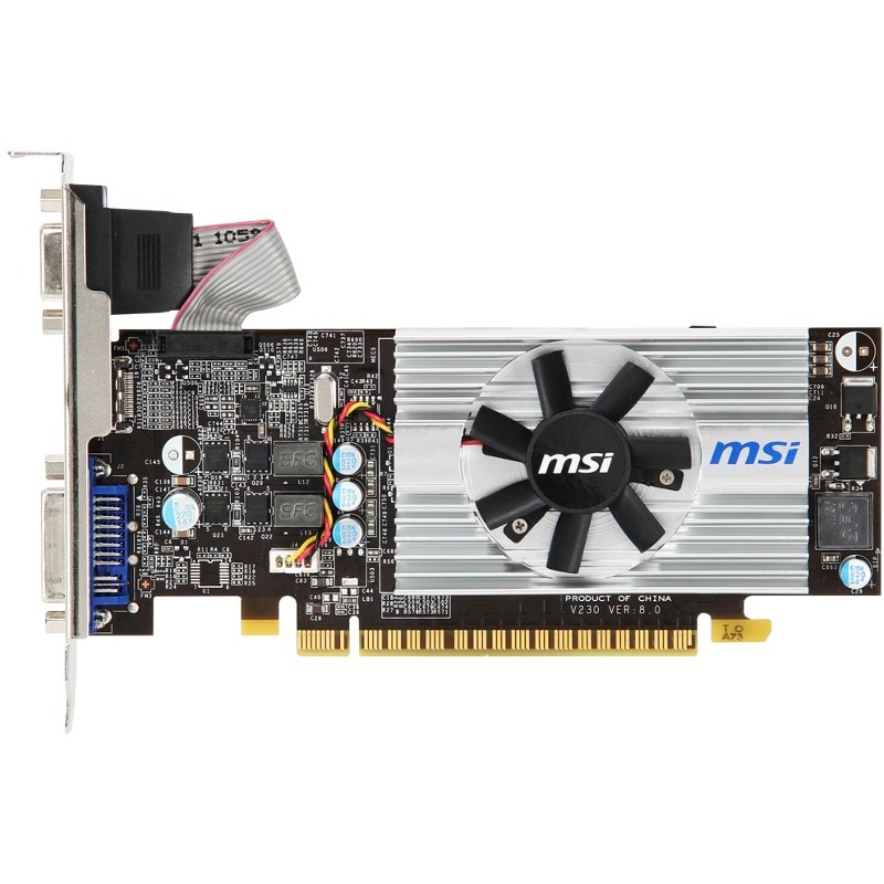 Placa video MSI GeForce GT 620 1GB DDR3 64-bit low profile - PC Garage