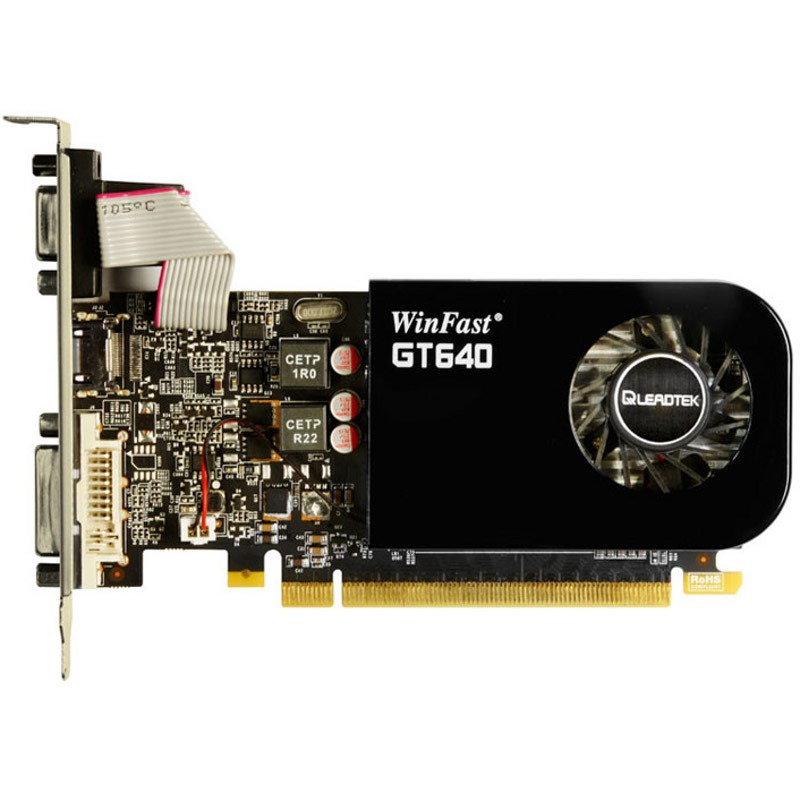 Placa video Leadtek WinFast GeForce GT 640 2GB DDR3 128-bit low profile ...