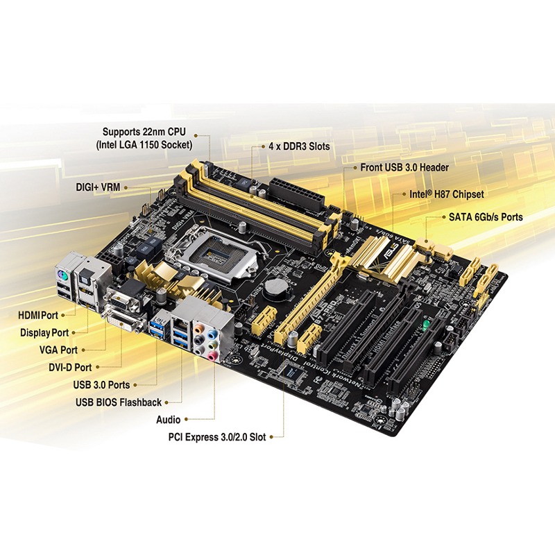 Placa de baza ASUS H87-PRO - PC Garage