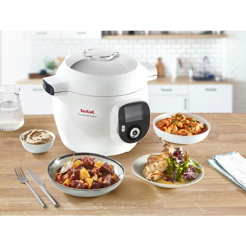 Tefal Multicooker Cook4Me CY851130, 6L, Alb - PC Garage