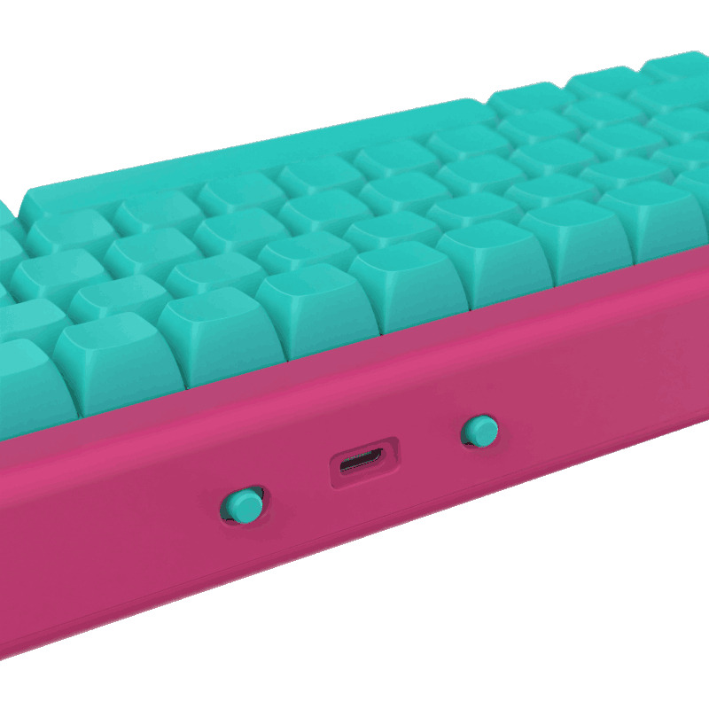 Tastatura Gaming Nubi NK68 HE RGB g3ms Magnetite Ice Switch Blue ...