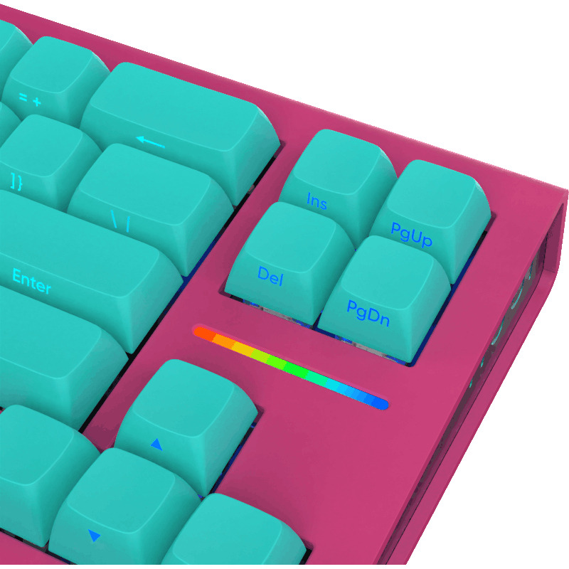 Tastatura Gaming Nubi NK68 HE RGB g3ms Magnetite Ice Switch Blue ...