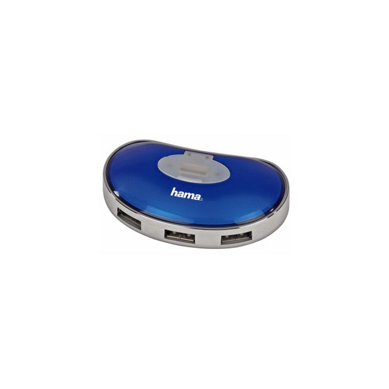 Hub USB Hama Bean blue - PC Garage