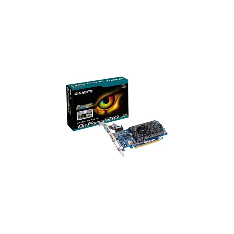 Placa video GIGABYTE GeForce 210 1GB DDR3 64-bit - PC Garage
