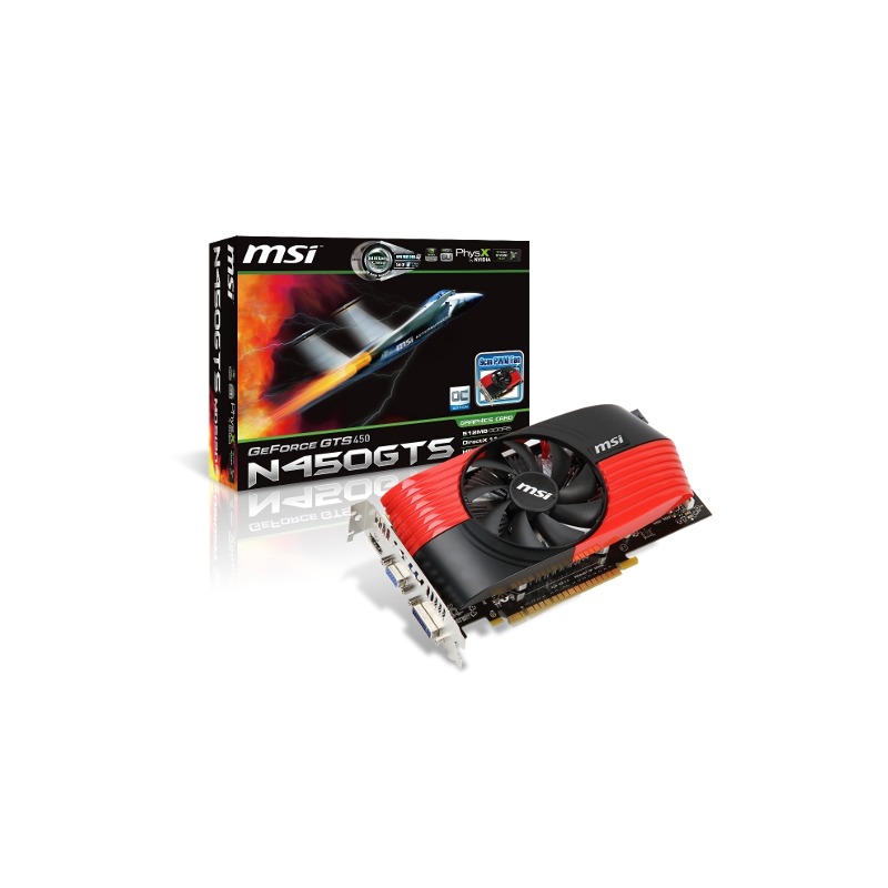 Placa video MSI GeForce GTS 450 OC 512MB GDDR5 128-bit - PC Garage