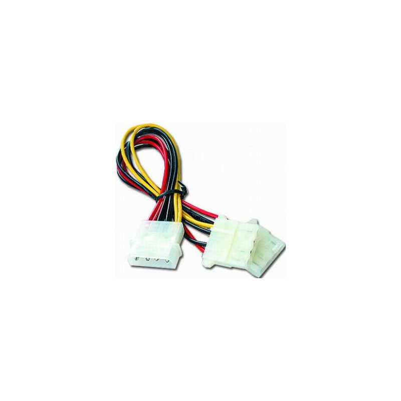 Cablu componente Gembird 4-pin Molex Male - 2x 4-pin Molex Female - PC ...