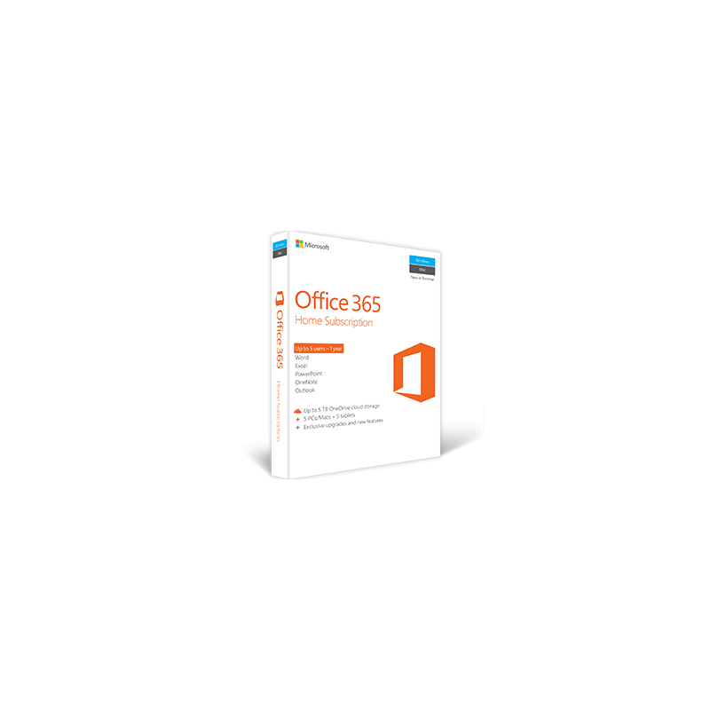 Licenta Microsoft Office 365 Home (acum Microsoft 365 Family) , 32/64 bit, Engleza, Subscriptie ...