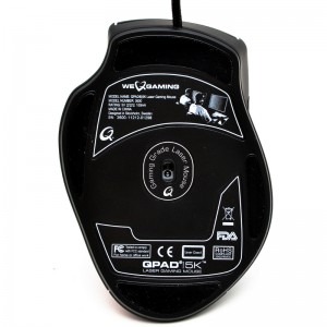 Mouse Gaming QPAD 5K Laser Black - PC Garage