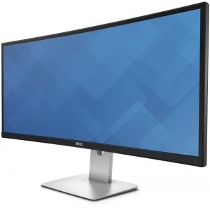 Monitor LED DELL UltraSharp U3415 Curbat 34 inch 5ms silver-black 60Hz ...