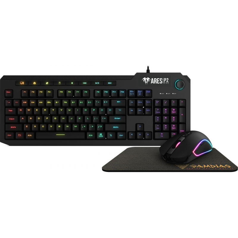 Kit Gaming Gamdias Ares P2 RGB Combo - PC Garage