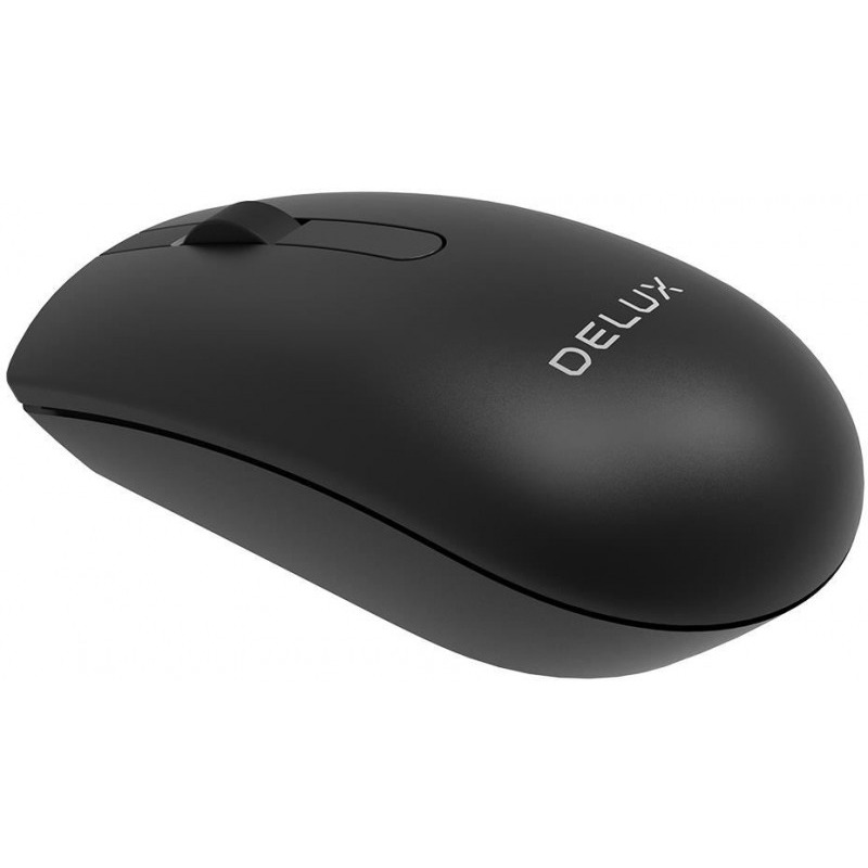 Mouse Delux M322GX Black - PC Garage