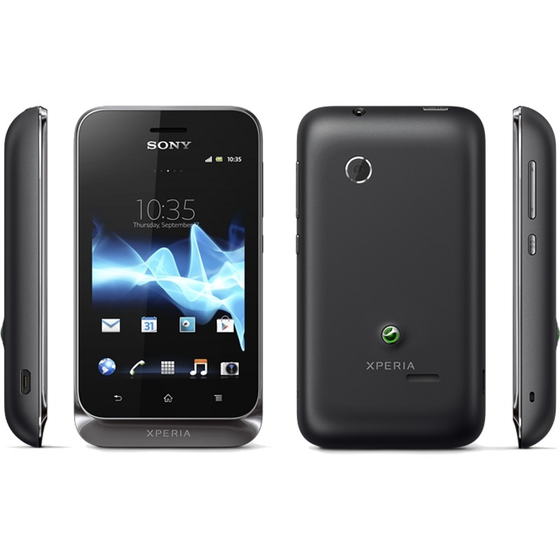 Smartphone Sony Xperia Tipo ST21i2 Dual Black - PC Garage