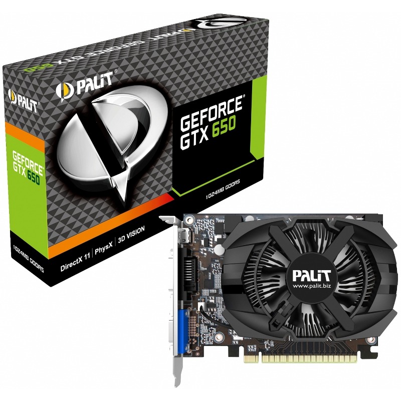 Placa video Palit GeForce GTX 650 1GB GDDR5 128-bit - PC Garage