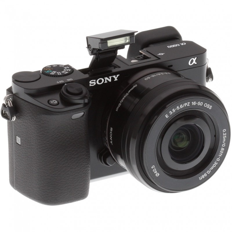 Aparat foto Sony A6000 negru + Obiectiv E SEL 16-50mm f/3.5-5.6 PZ OSS ...