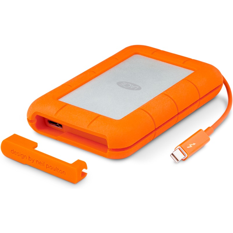SSD LaCie External Rugged Thunderbolt 500 GB USB 3.0 Thunderbolt - PC ...