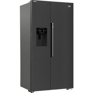Frigider Side By Side Beko GN162340XBRN, 571 L, Clasa E, NeoFrost Dual ...