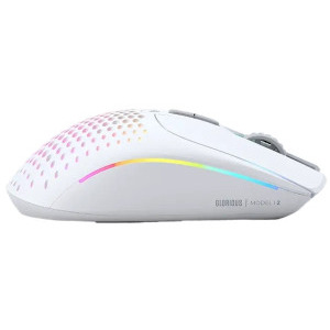 Mouse Gaming Glorious Model I2 Wireless White - PC Garage