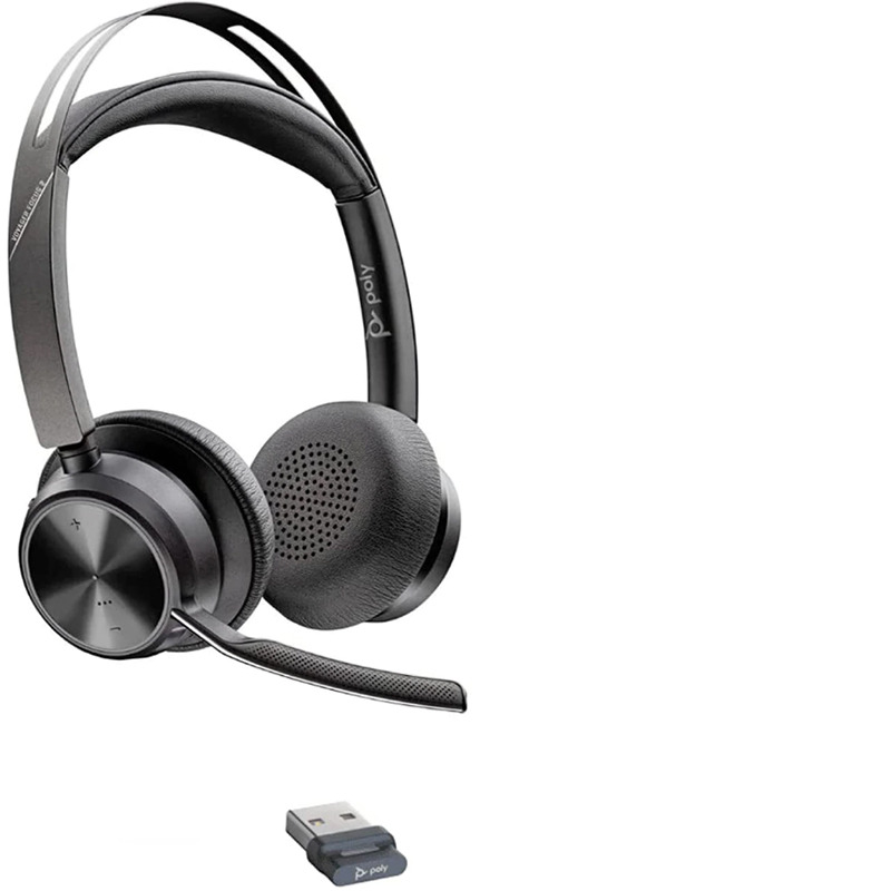 Casti Poly Office/Call Center, VOYAGER FOCUS 2 UC, VFOCUS2-M C USB-A ...