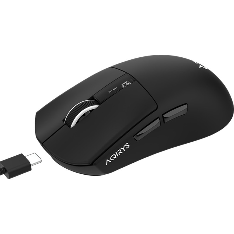 Mouse Gaming AQIRYS Zephyr Black - PC Garage