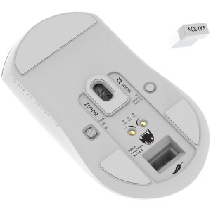 Mouse Gaming AQIRYS Zephyr White - PC Garage
