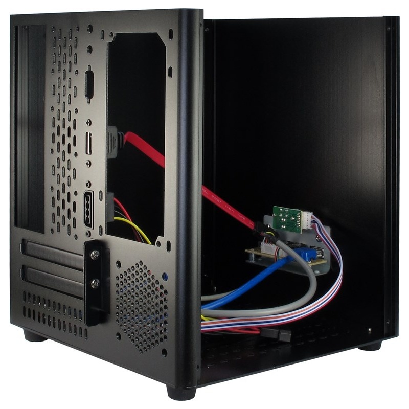 Carcasa Inter-Tech Mini ITX E-M3 Black - PC Garage