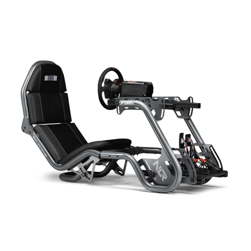 Scaun gaming Next Level Racing F-GT Pro Formula GT Racing Cockpit Grey ...