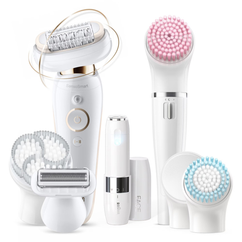 Epilator Braun Silk-épil 9 9/9105 Flex + Mini aparat pentru ...