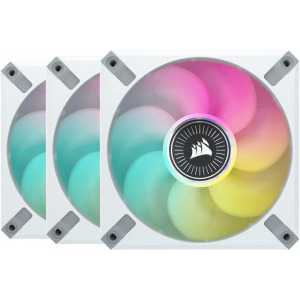 Ventilator / radiator Corsair iCUE ML120 RGB ELITE White Magnetic ...