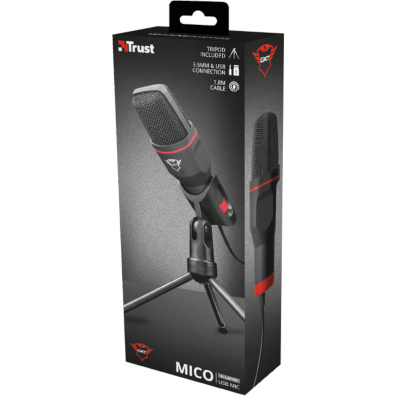 Microfon Trust GXT 212 Mico USB Streaming - PC Garage