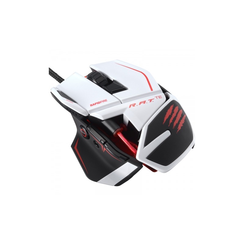 Mouse Gaming MAD CATZ R.A.T. TE Tournament Edition white - PC Garage
