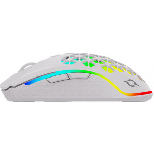 Mouse Gaming AQIRYS Polaris Wireless White - PC Garage