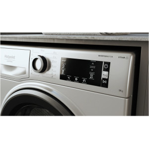 Masina de spalat rufe Hotpoint NLCD946SSAEUN, 9 kg, 1400 RPM, Clasa A ...