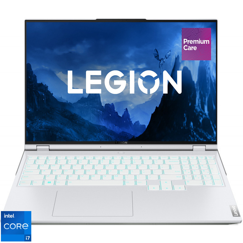 Laptop Lenovo Gaming 16'' Legion 5 Pro 16IAH7H, WQXGA IPS 165Hz G-Sync, Procesor Intel® Core™ i7 ...